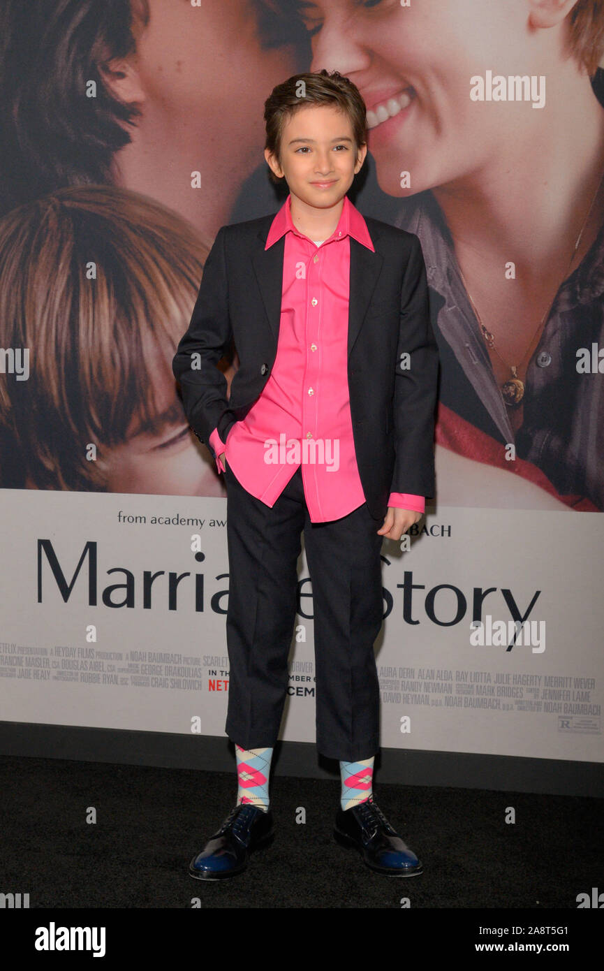 NEW YORK, NY - NOVEMBER 10: Azhy Robertson attends "Marriage Story" New ...