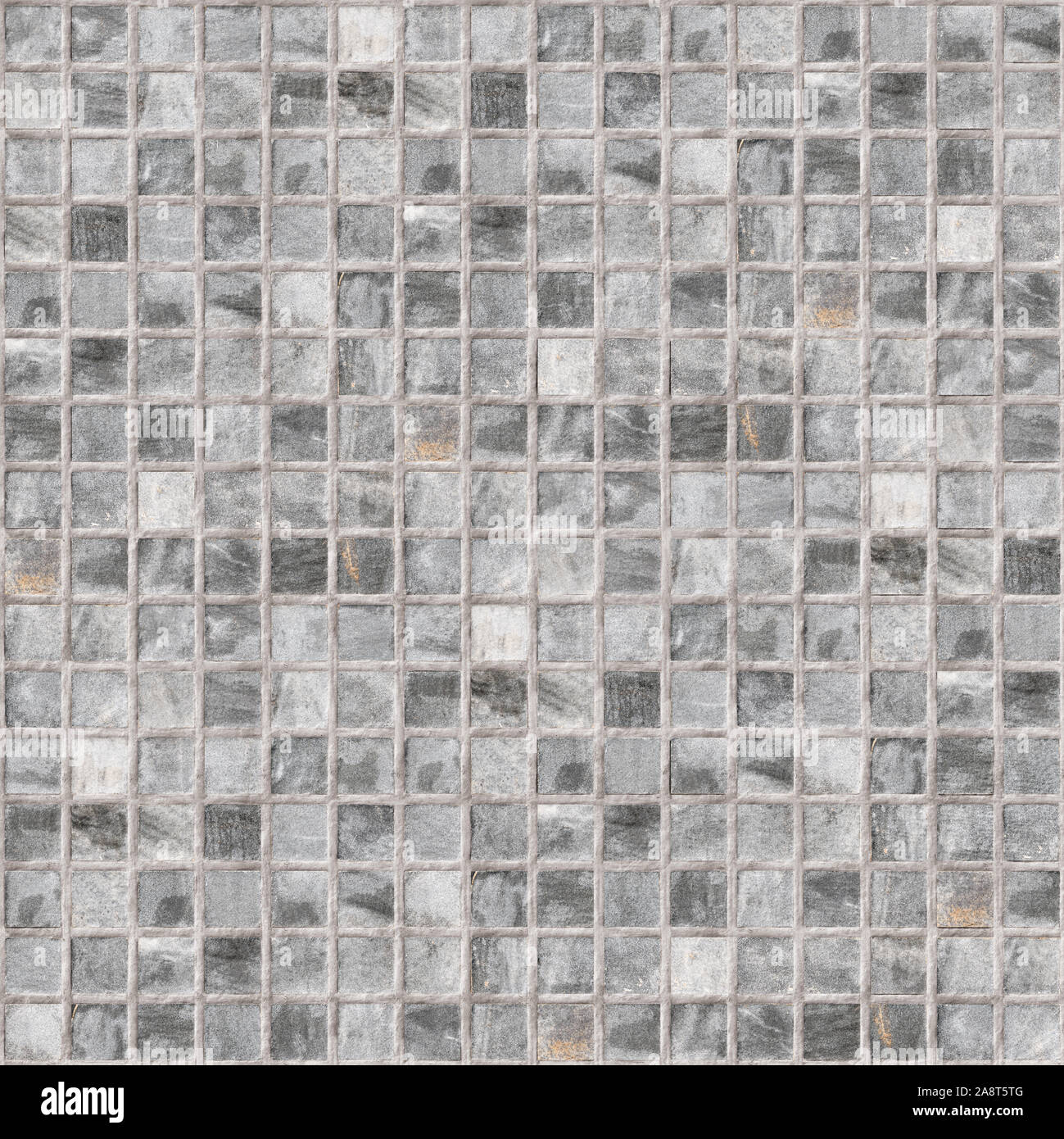 Grey mosaic wall texture and background Stock Photo - Alamy