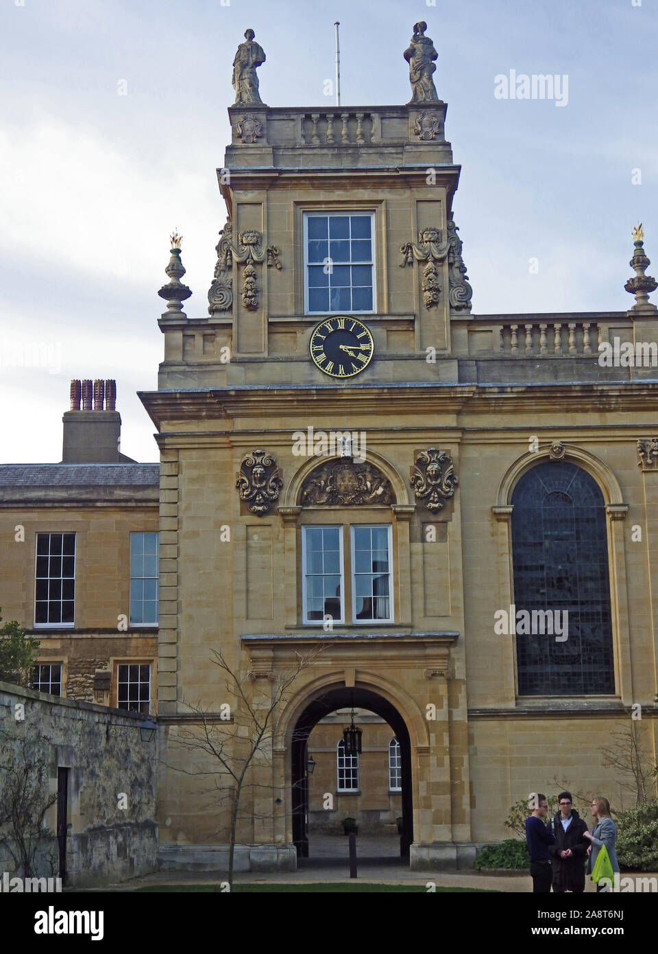 Trinity college clock tower hi-res stock photography and images - Alamy