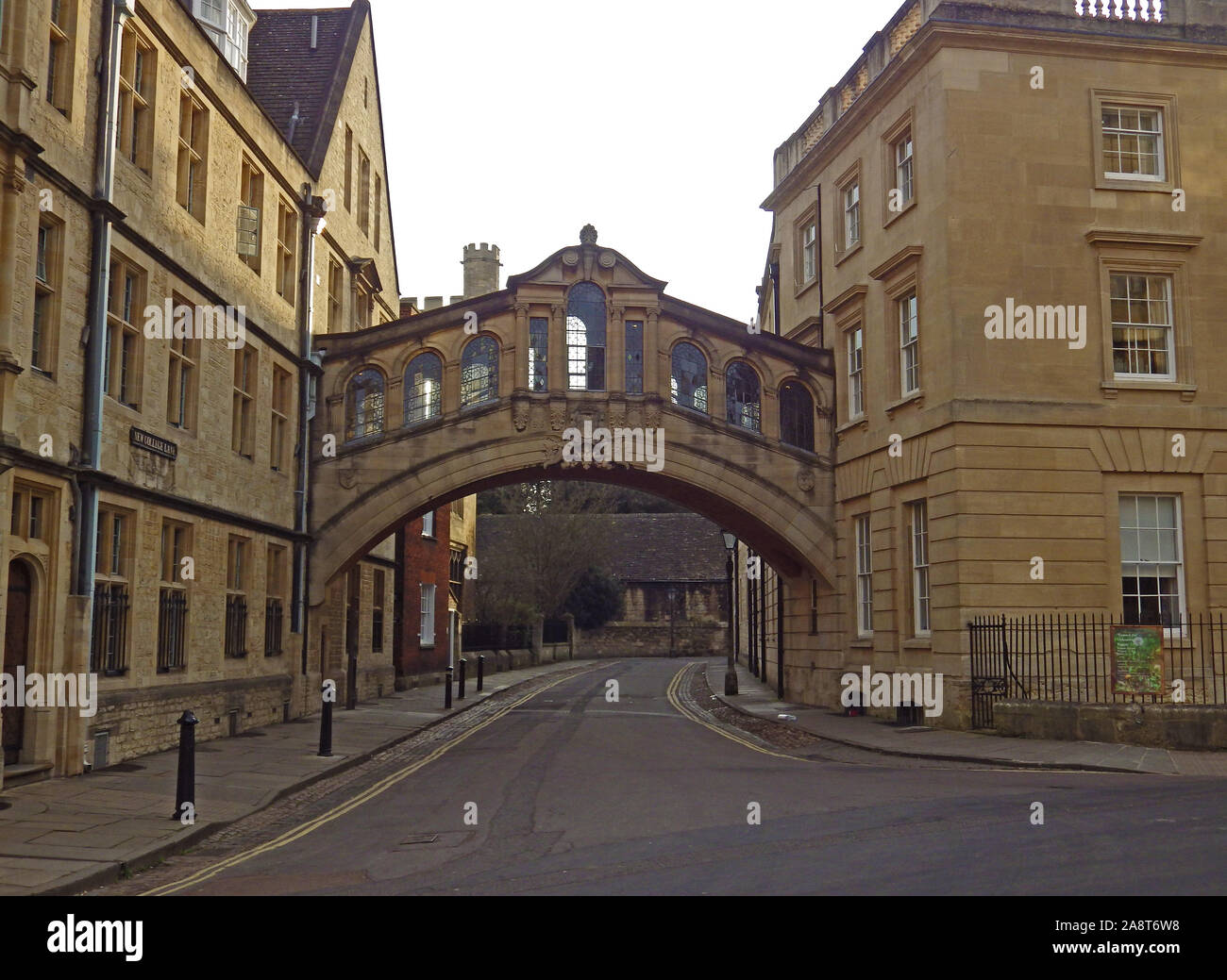 Hertford college bridge in Oxford England connecting 2 college ...