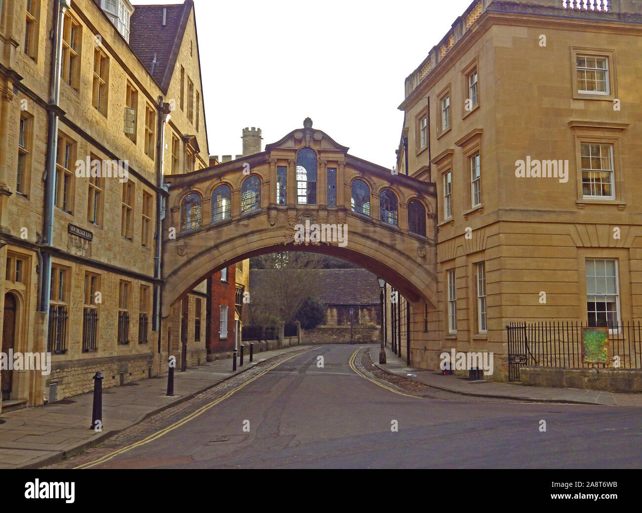 Hertford college bridge in Oxford England connecting 2 college ...