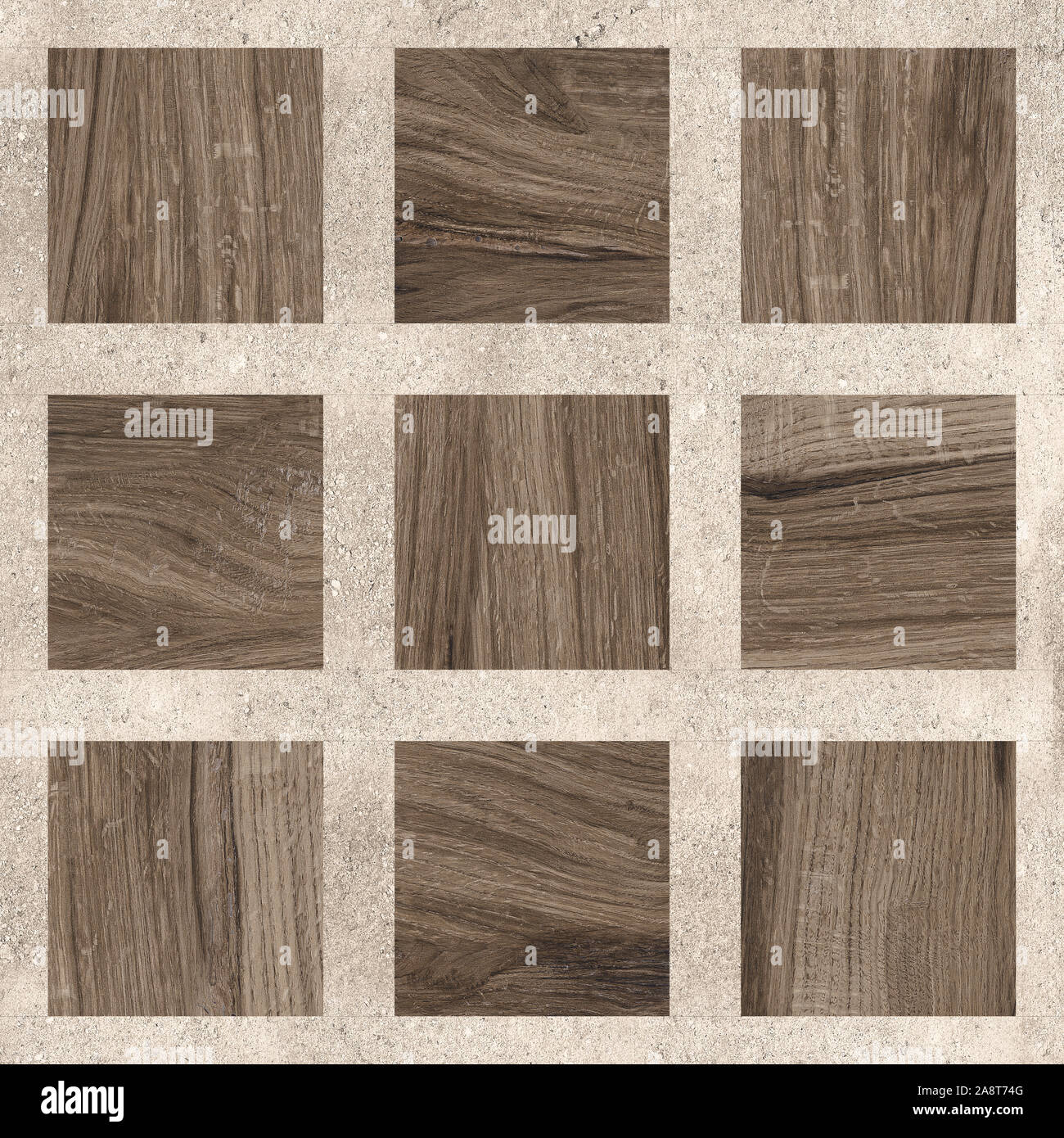 tiles, wooden geometric shapes, wooden floor tile Stock Photo - Alamy