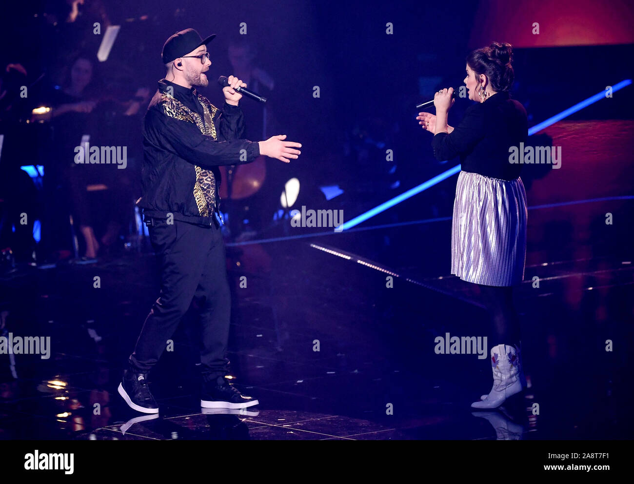 Berlin, Germany. 10th Nov, 2019. Mark Forster, musician and coach, and ...