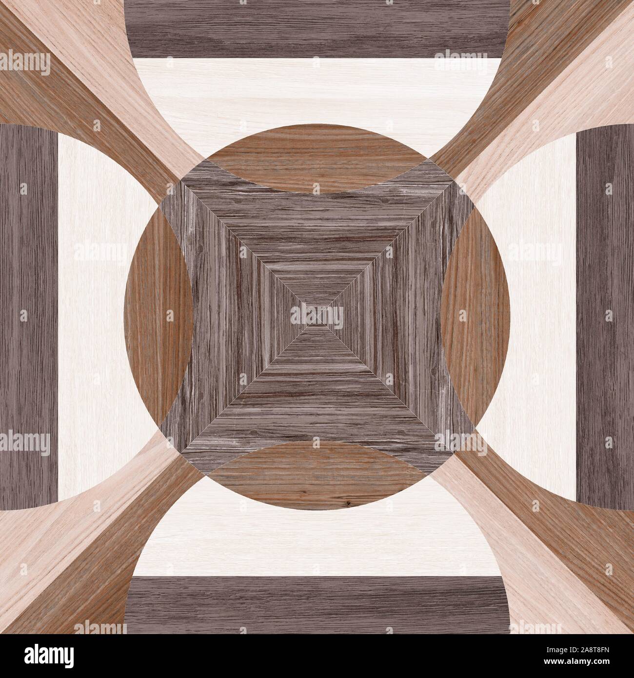 tiles, wooden geometric shapes, wooden floor tile Stock Photo - Alamy