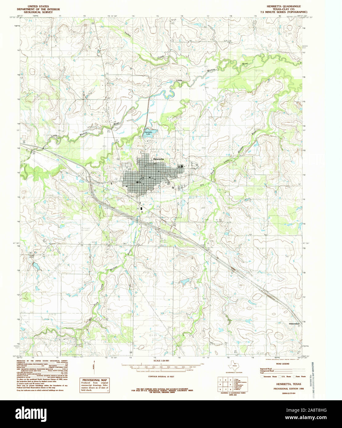 Henrietta map hi-res stock photography and images - Alamy