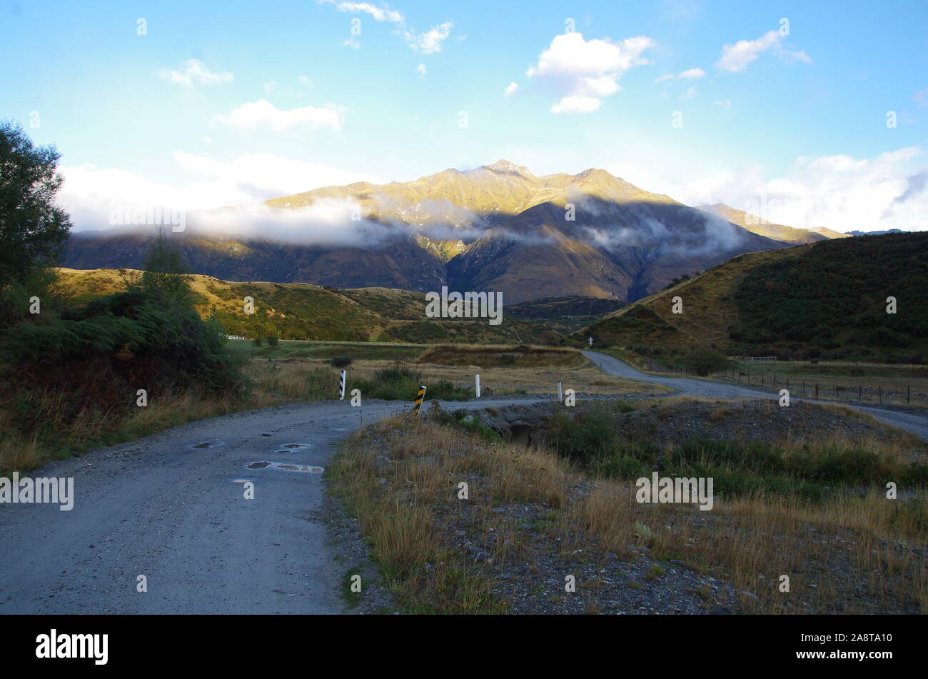 Te Araroa Trail. Motatapu Alpine Track. South Island. New Zealand Stock ...