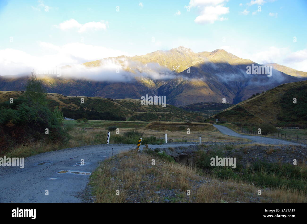 Te Araroa Trail. Motatapu Alpine Track. South Island. New Zealand Stock ...