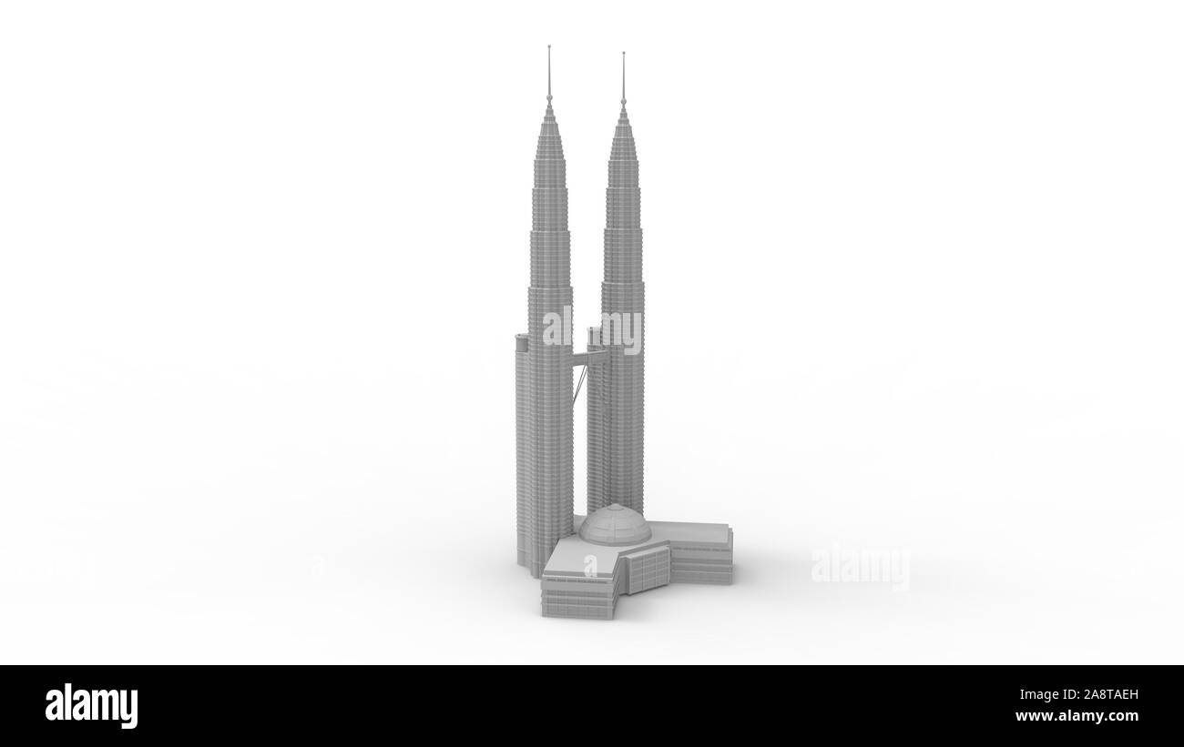 Travel petronas twin towers in kuala lumpur Cut Out Stock Images & Pictures - Alamy