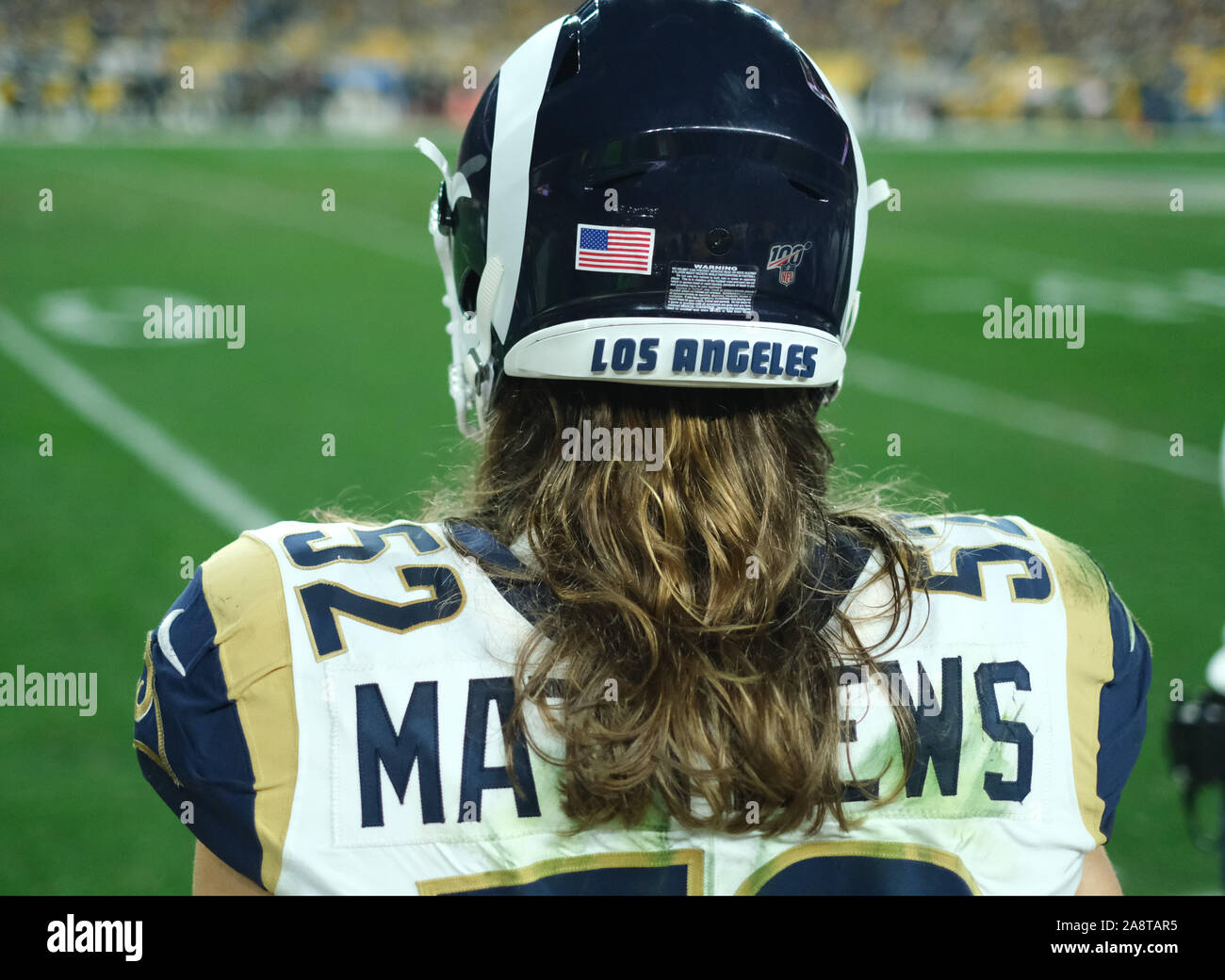 Pittsburgh, PA, USA. 10th Nov, 2019. Clay Matthews #52 during the ...