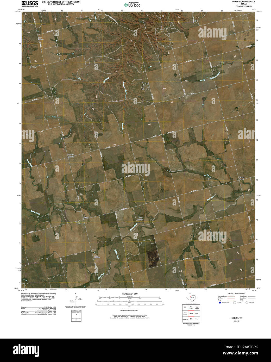 Map of hobbs hi-res stock photography and images - Alamy