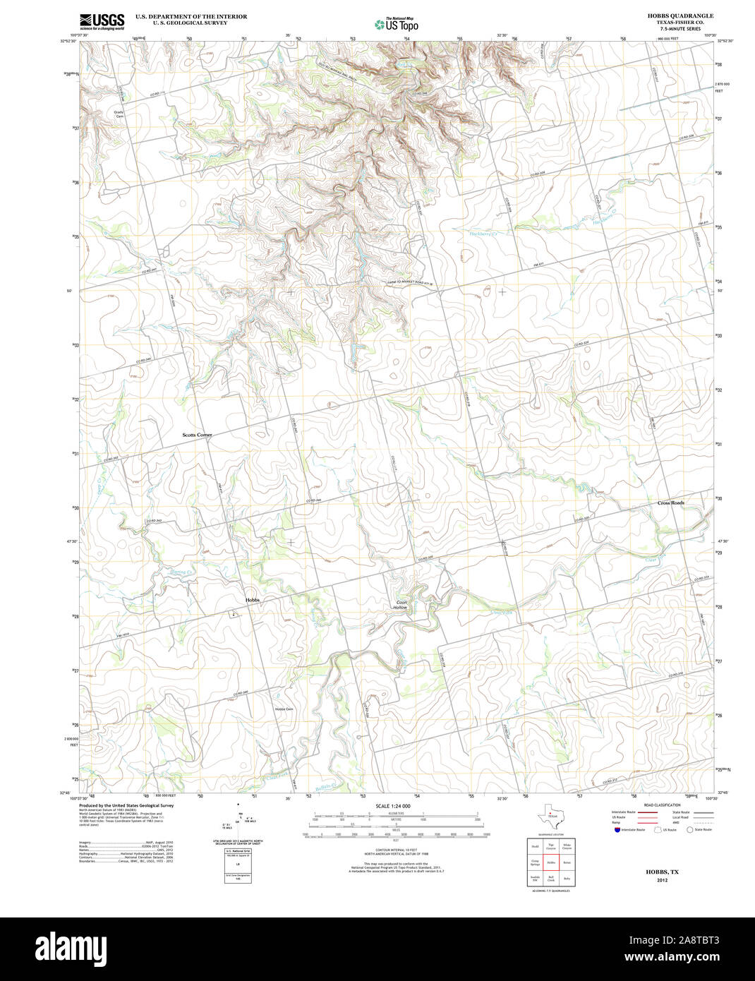 Map of hobbs hi-res stock photography and images - Alamy
