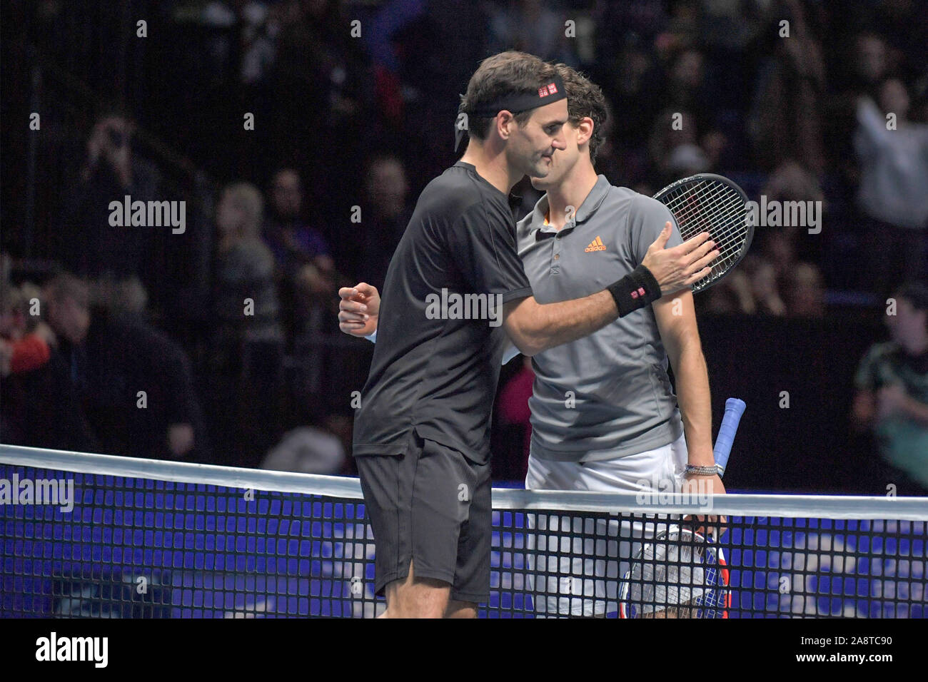 roger federer and dominic thiem during Nitto ATP Finals - Tournament ...