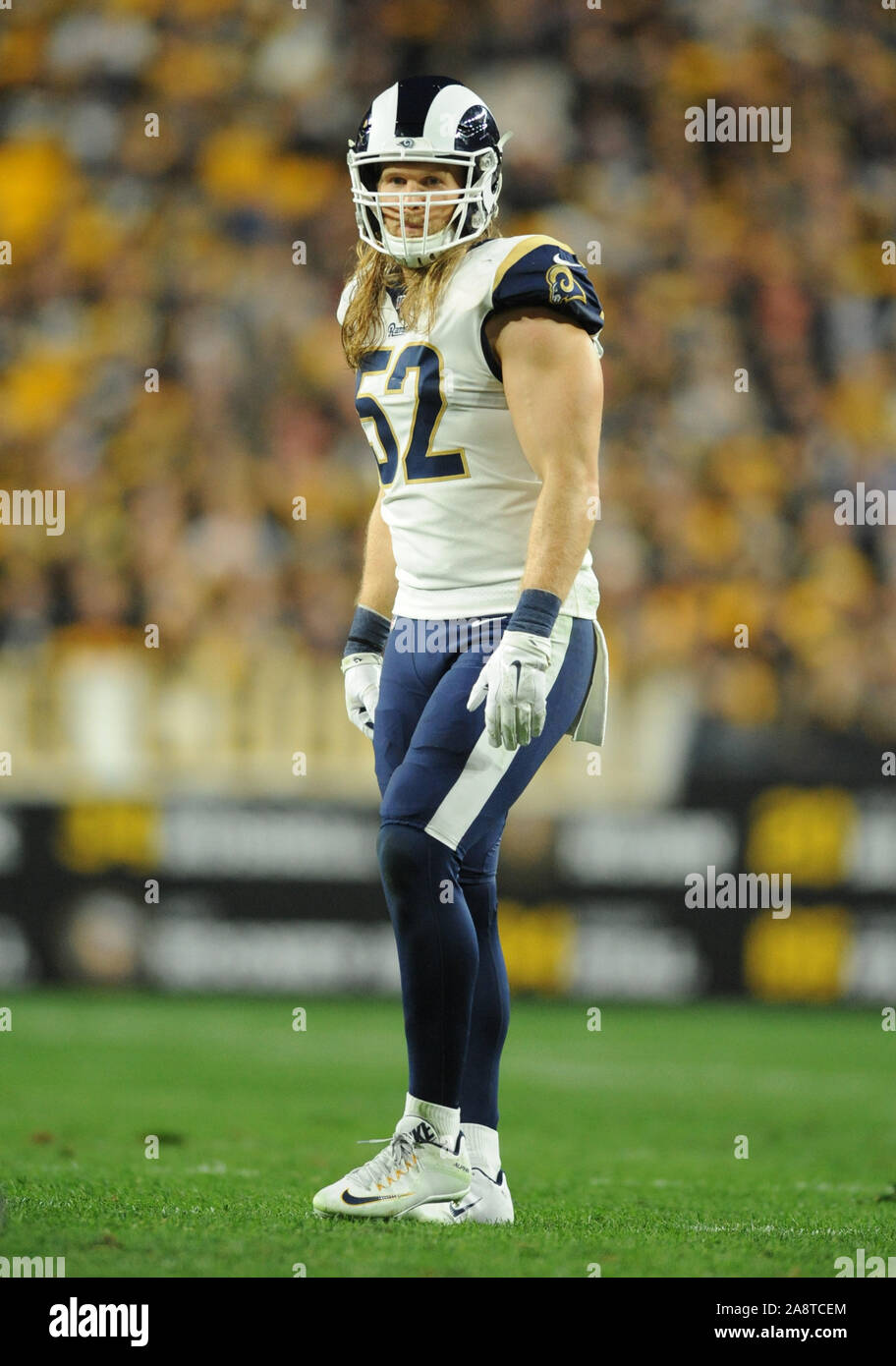 Pittsburgh, PA, USA. 10th Nov, 2019. Clay Matthews #52 during the ...