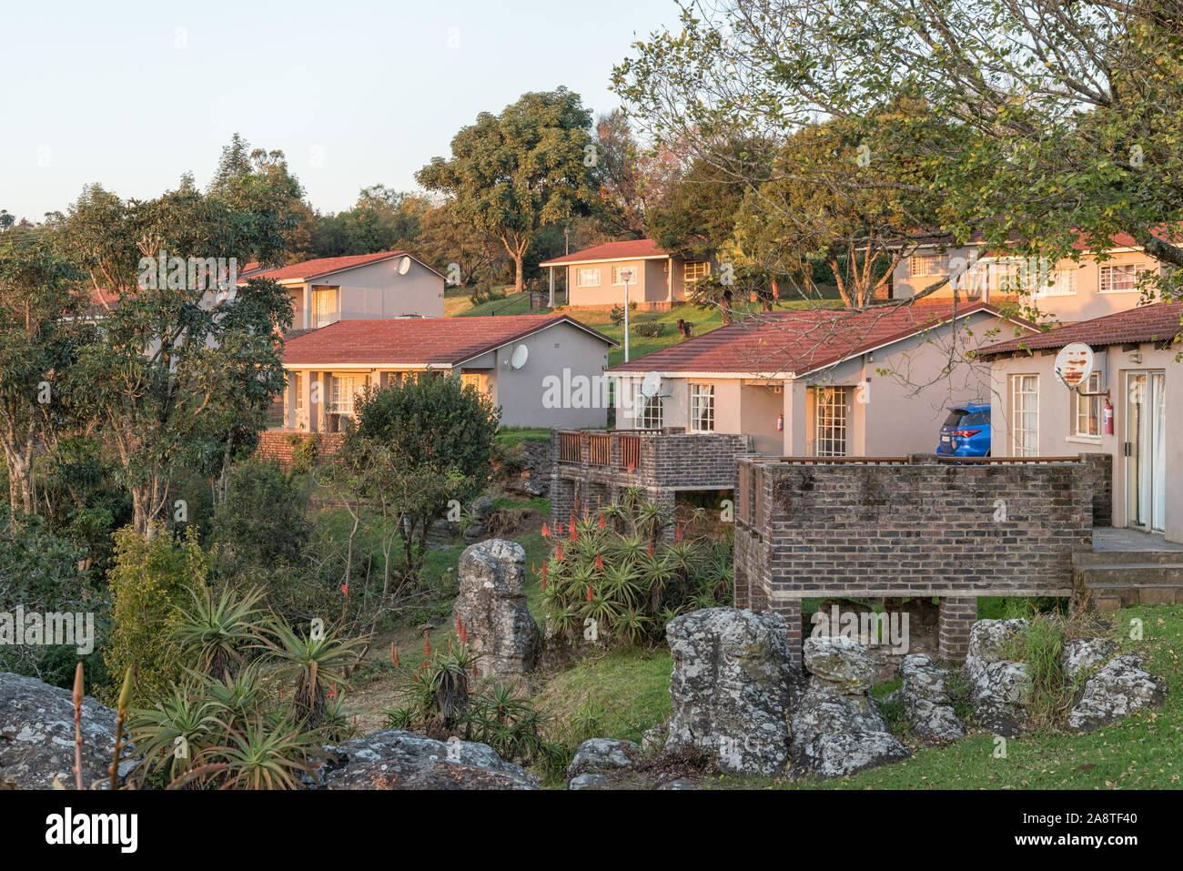 GRASKOP, SOUTH AFRICA - MAY 21, 2019: The Panorama Chalets and Caravan ...