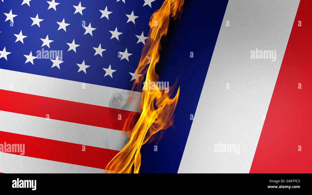 French And Americans Together