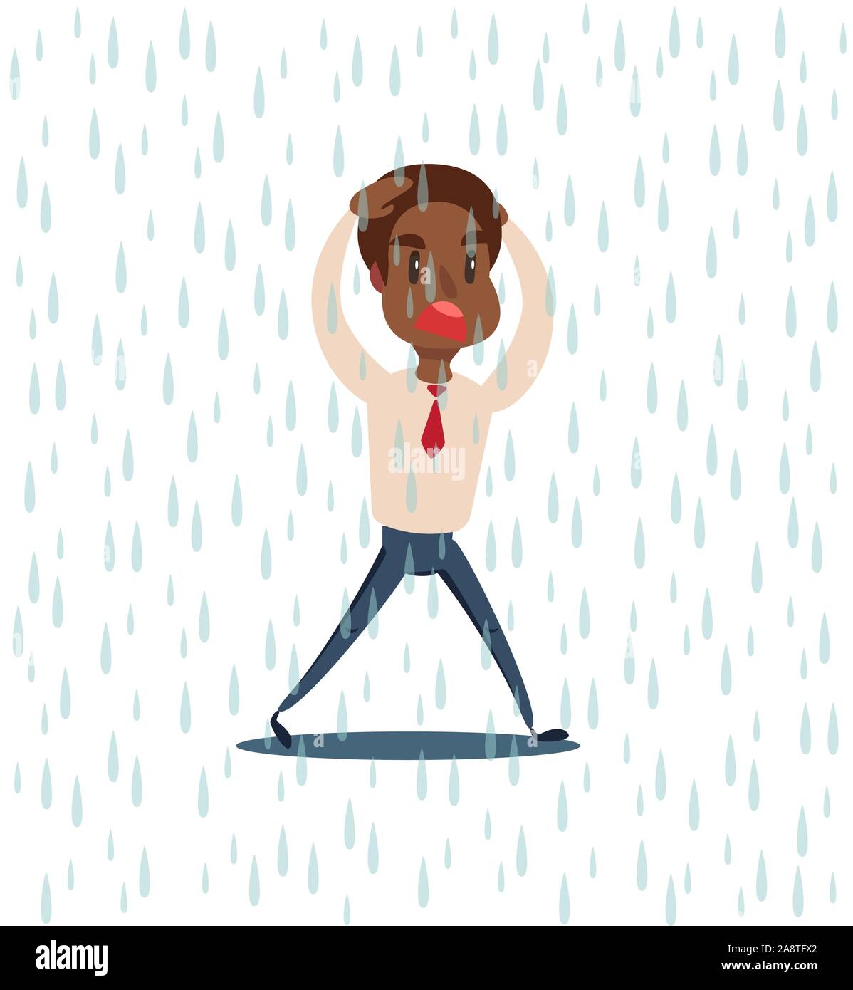 Drops water from rain Stock Vector Images - Alamy