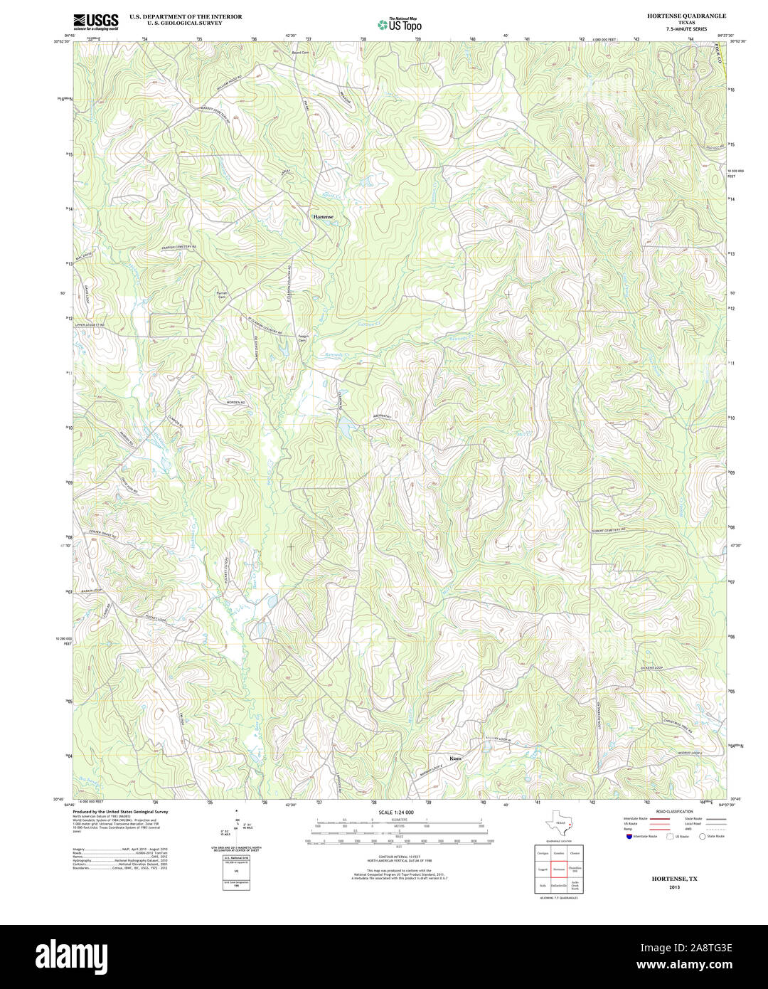 Map of hortense hi-res stock photography and images - Alamy