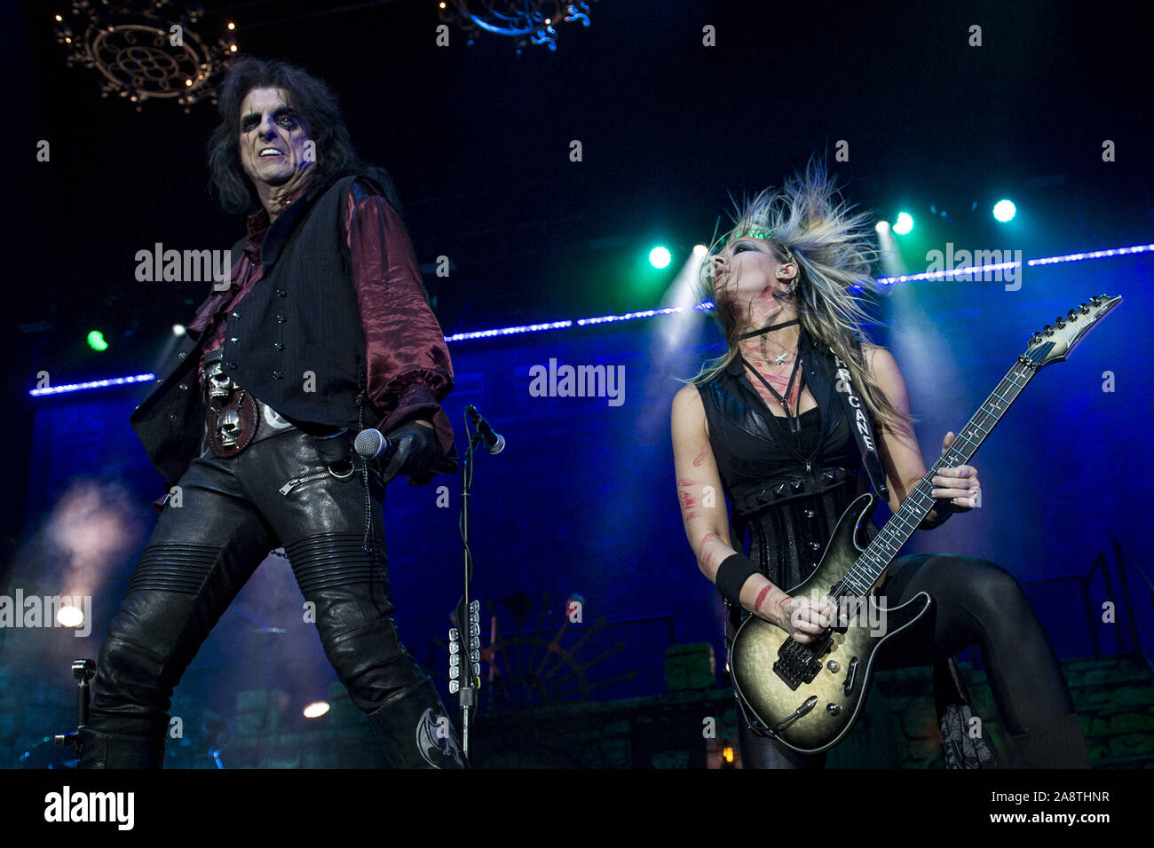 LONDON, ENGLAND: Alice Cooper performs at The O2 Arena Featuring: Alice ...