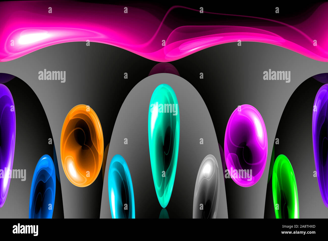 abstract background many neon colors, modern and future Stock Photo - Alamy