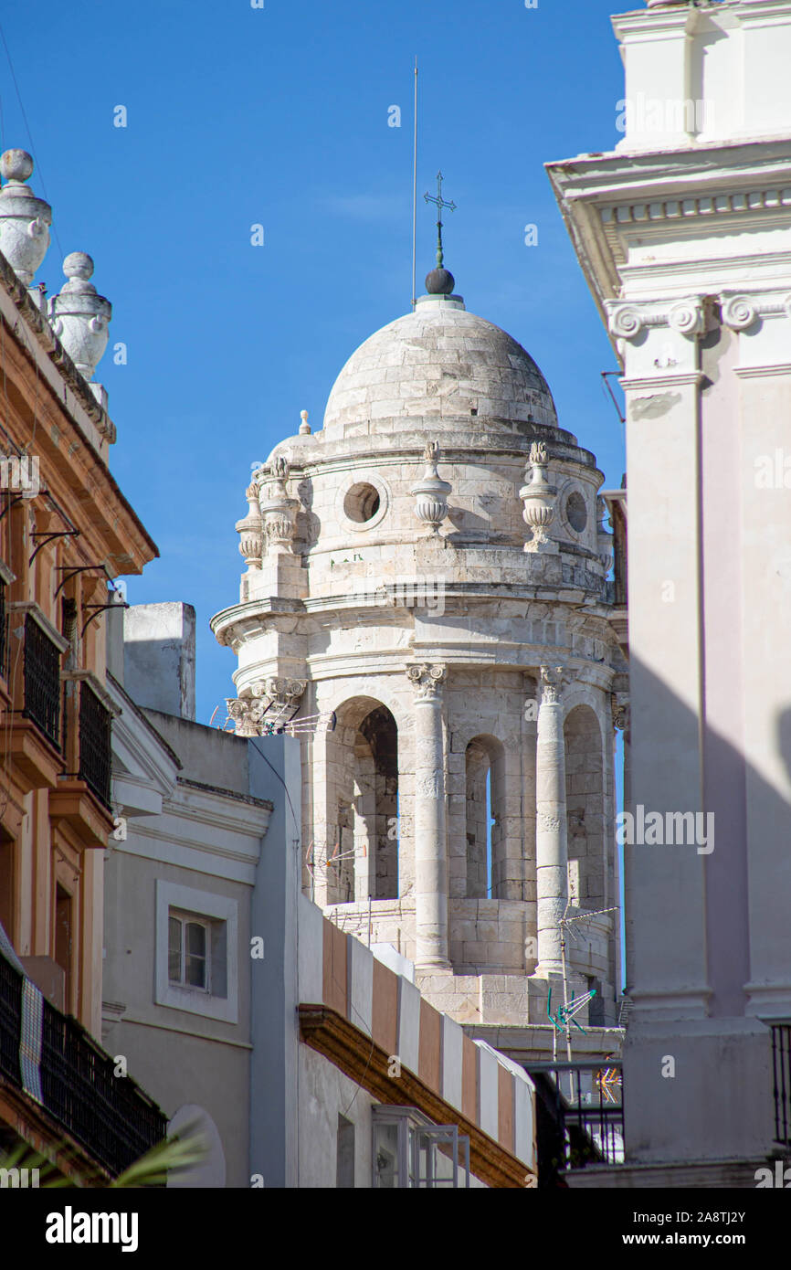 The Old Buildings in Cadiz Stock Photo - Alamy