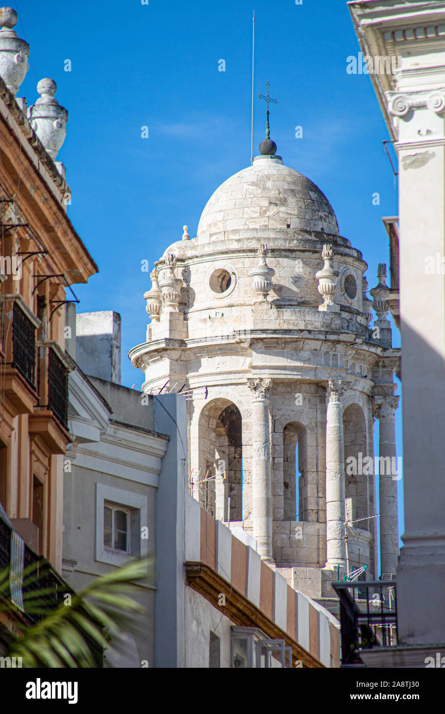 The Old Buildings in Cadiz Stock Photo - Alamy
