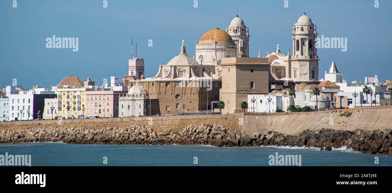 The Old Buildings in Cadiz Stock Photo - Alamy