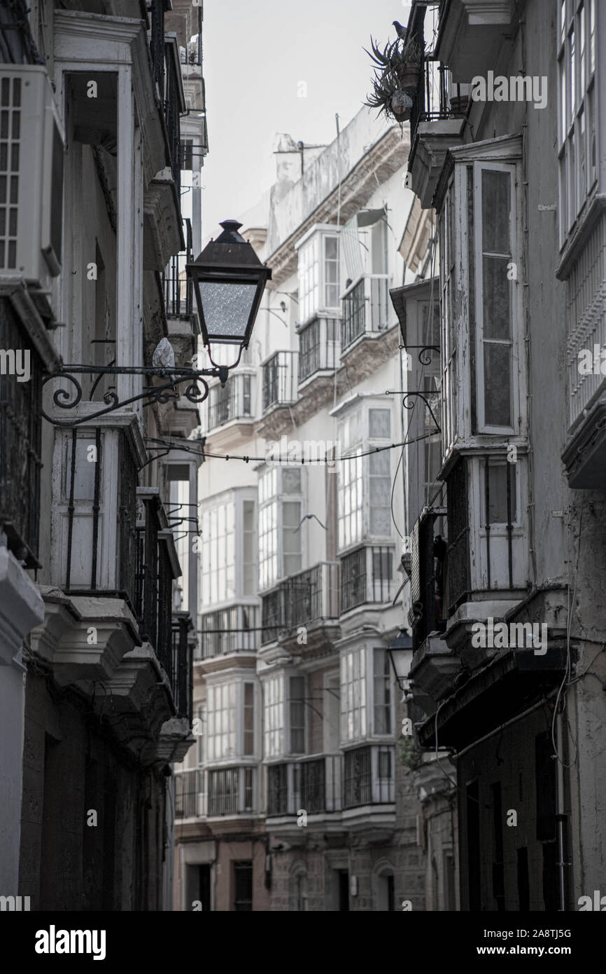 The Old Buildings in Cadiz Stock Photo - Alamy