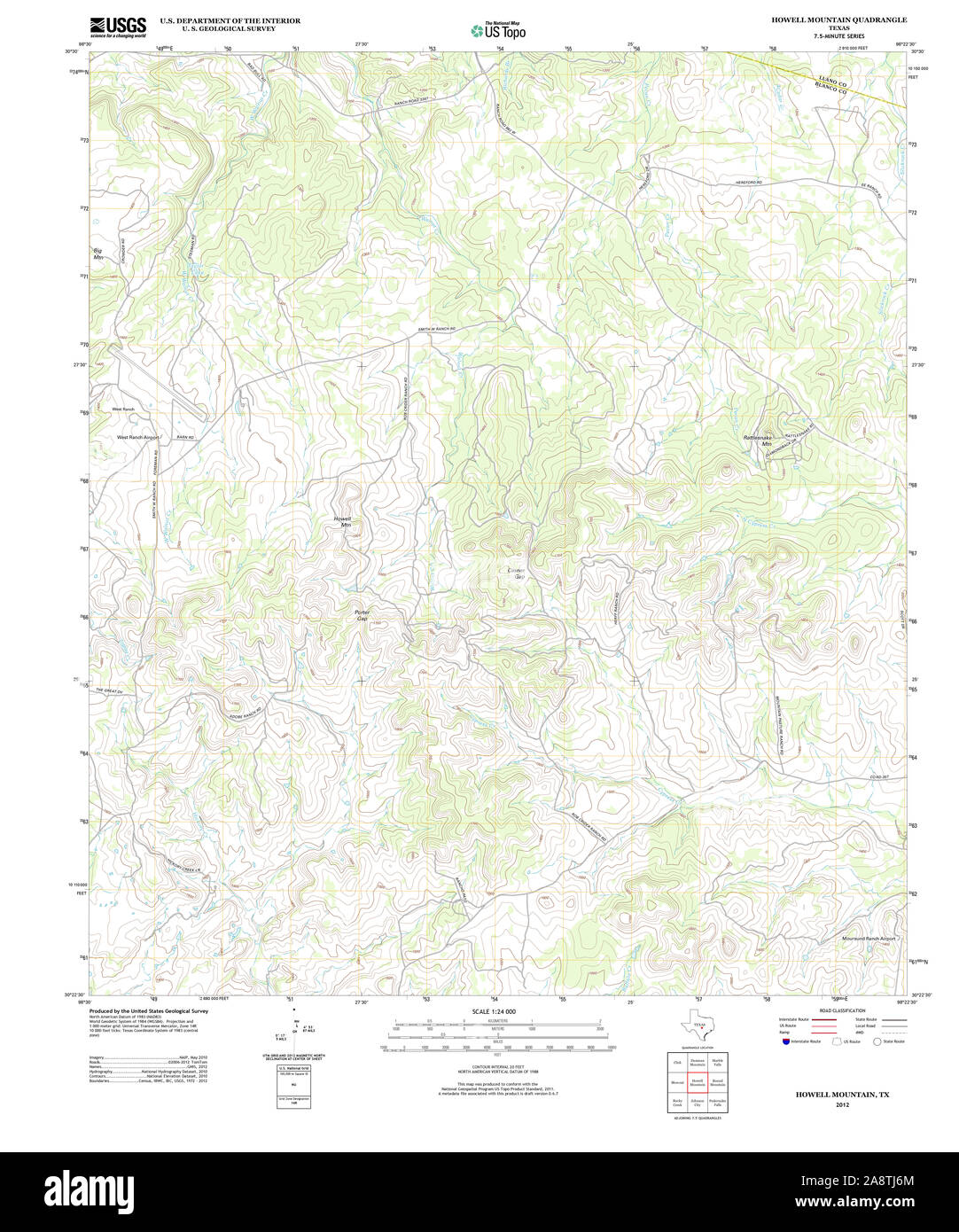 Map of howell hi-res stock photography and images - Alamy
