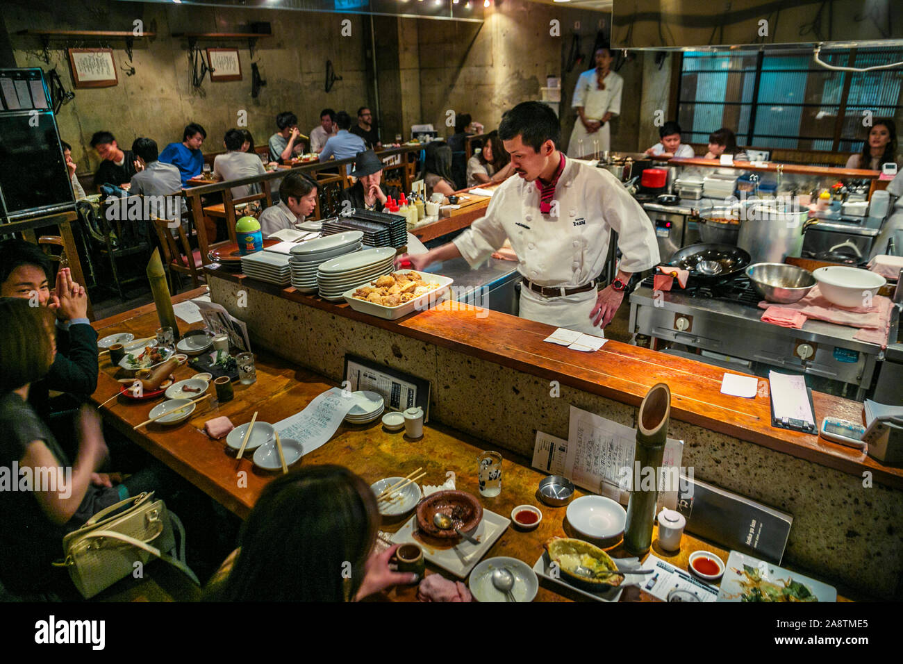 35 steps Bistro Restaurant, Izakaya, Shibuya, Tokyio, Japan, Asia Stock ...