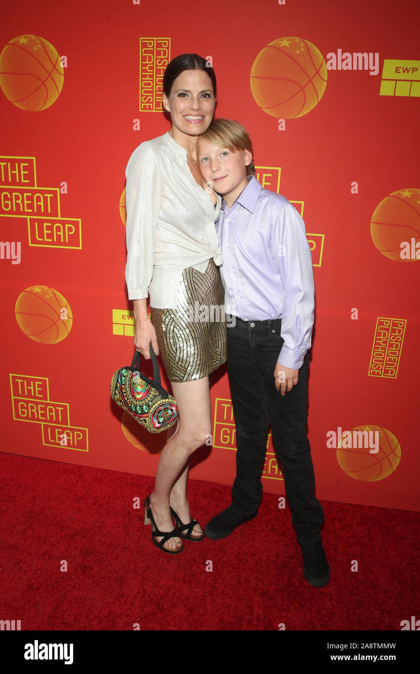 Pasadena, USA. 10th Nov 2019. Suzanne Cryer, Guthrie Luke, at Opening ...