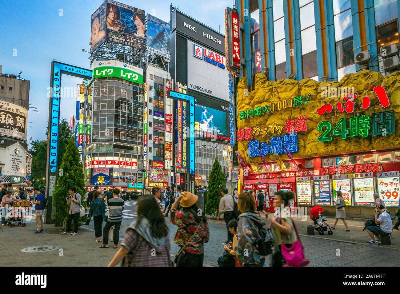 Kabukicho Red Light District Shinjuku District Tokyo Japan Asia