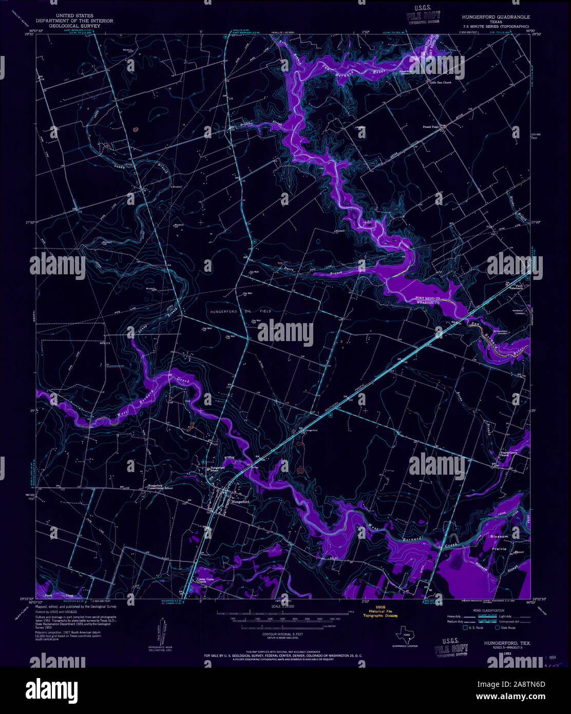 Map of hungerford hi-res stock photography and images - Alamy