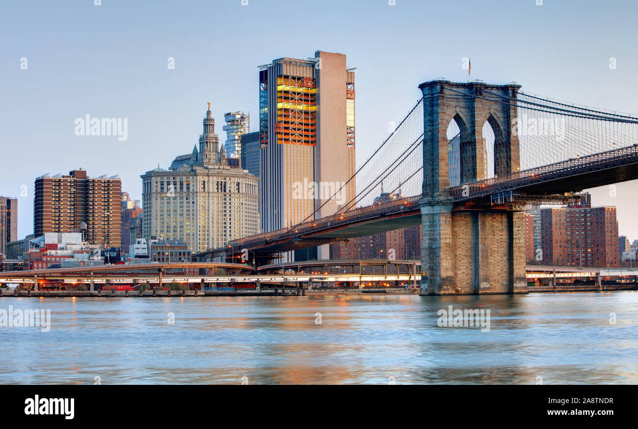 Panoramic view downtown new york hi-res stock photography and images ...