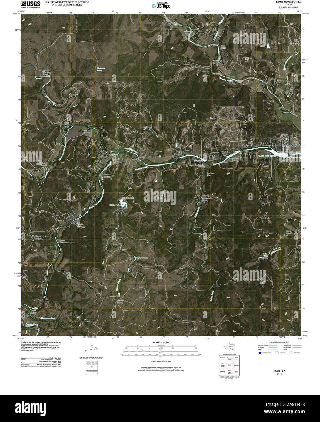 Hunt texas map hi-res stock photography and images - Alamy