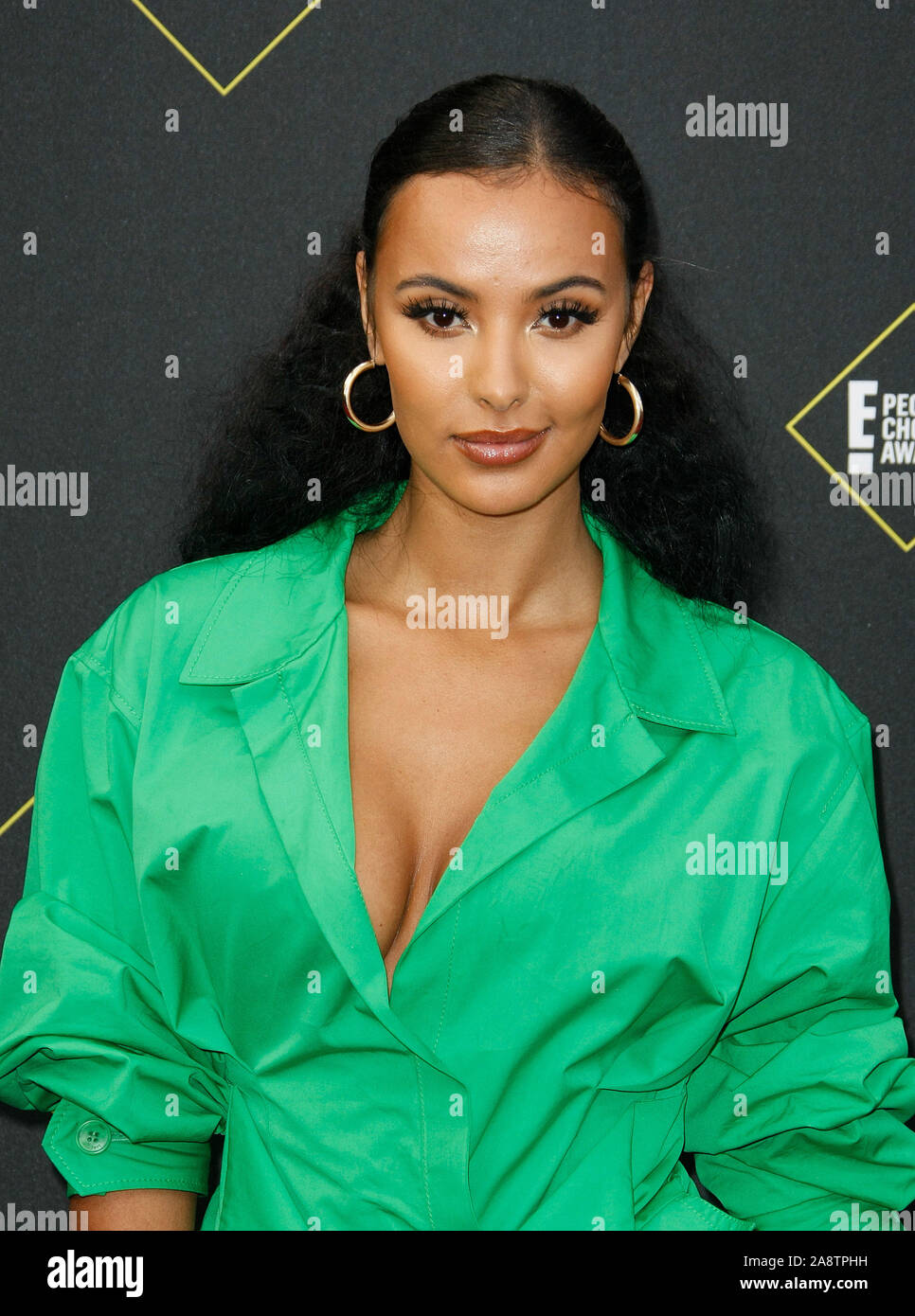 Santa Monica, USA. 10th Nov 2019. Maya Jama attends the 2019 E! People ...