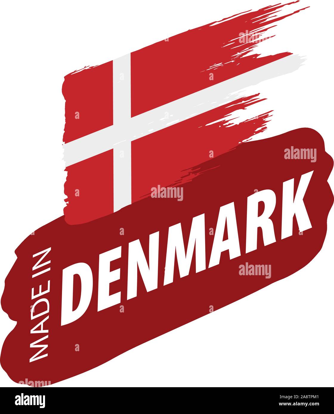 Made in denmark graphic Cut Out Stock Images & Pictures - Alamy