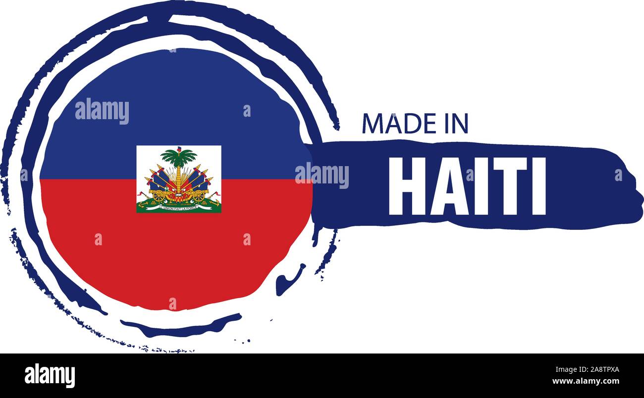 Haiti flag, vector illustration on a white background Stock Vector ...