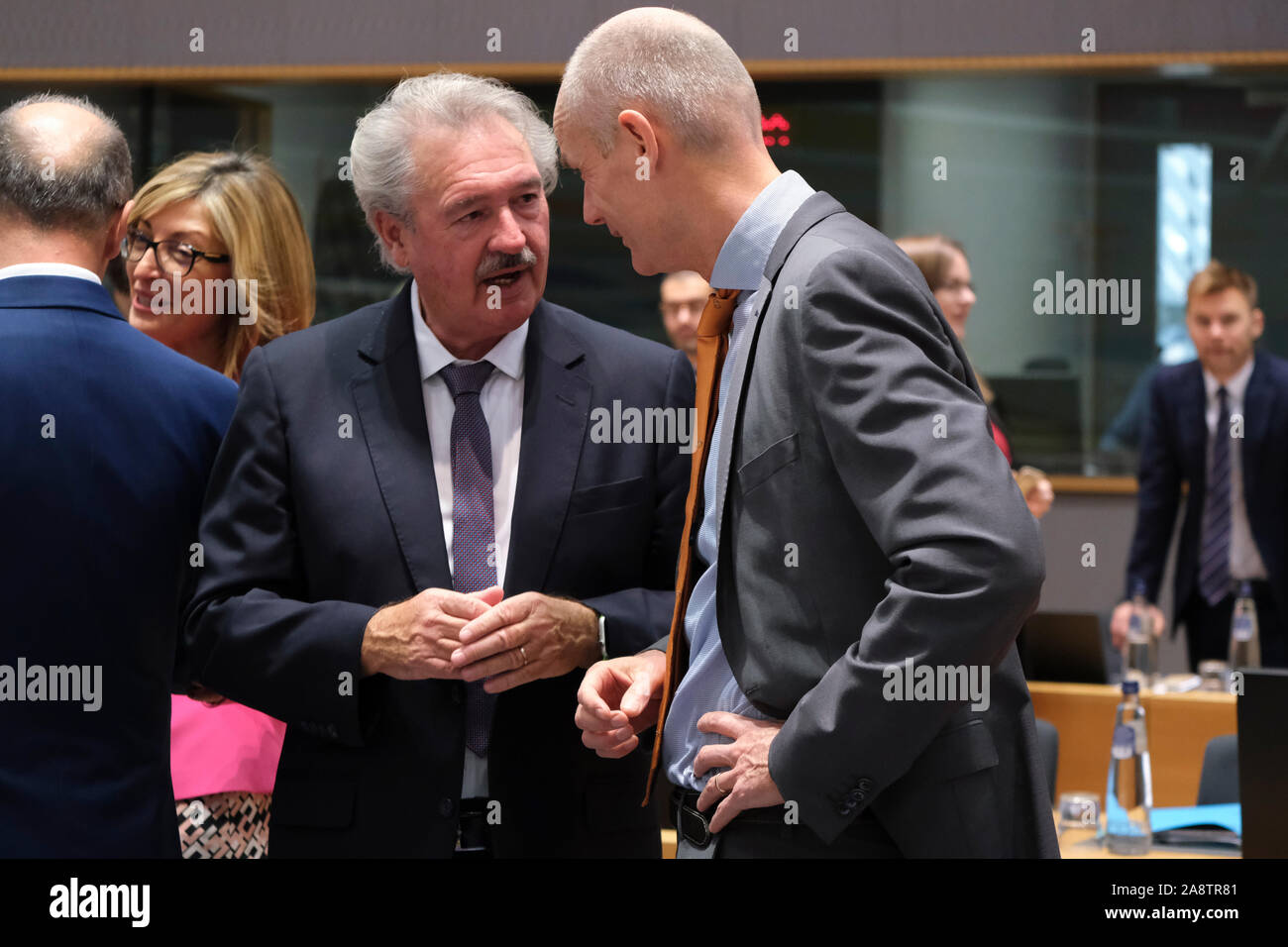 Brussels, Belgium. 11th November 2019. Dutch Foreign Minister Stef Blok ...