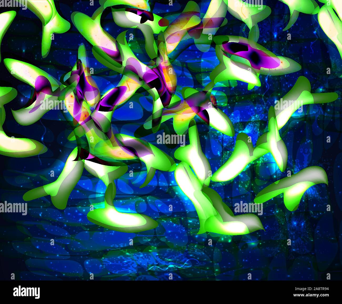 Background green lactobacillus, bifidobacteria, probiotic, prebiotic ...