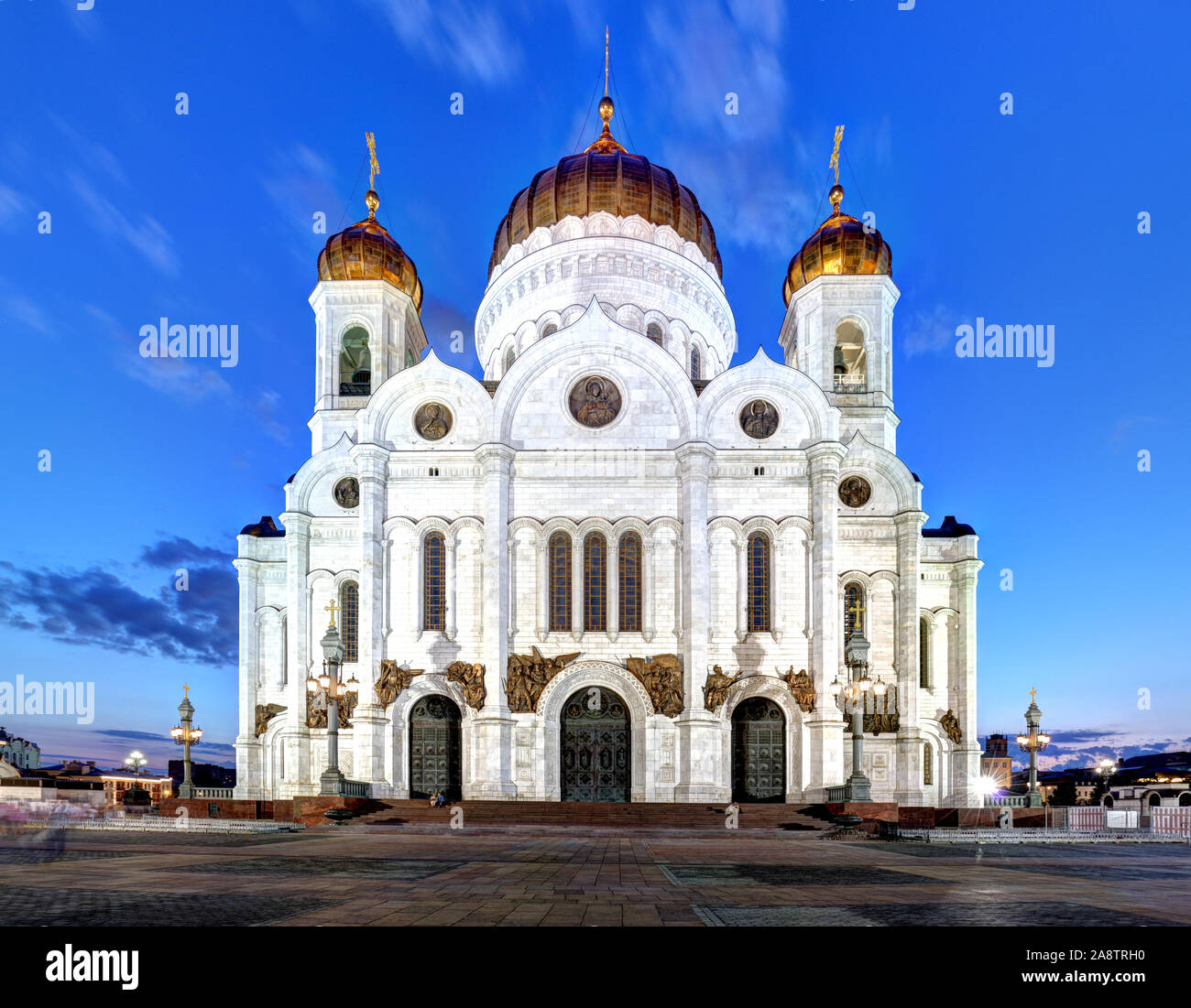 City Moscow main Orthodox Church of Russia Cathedral of Christ the ...