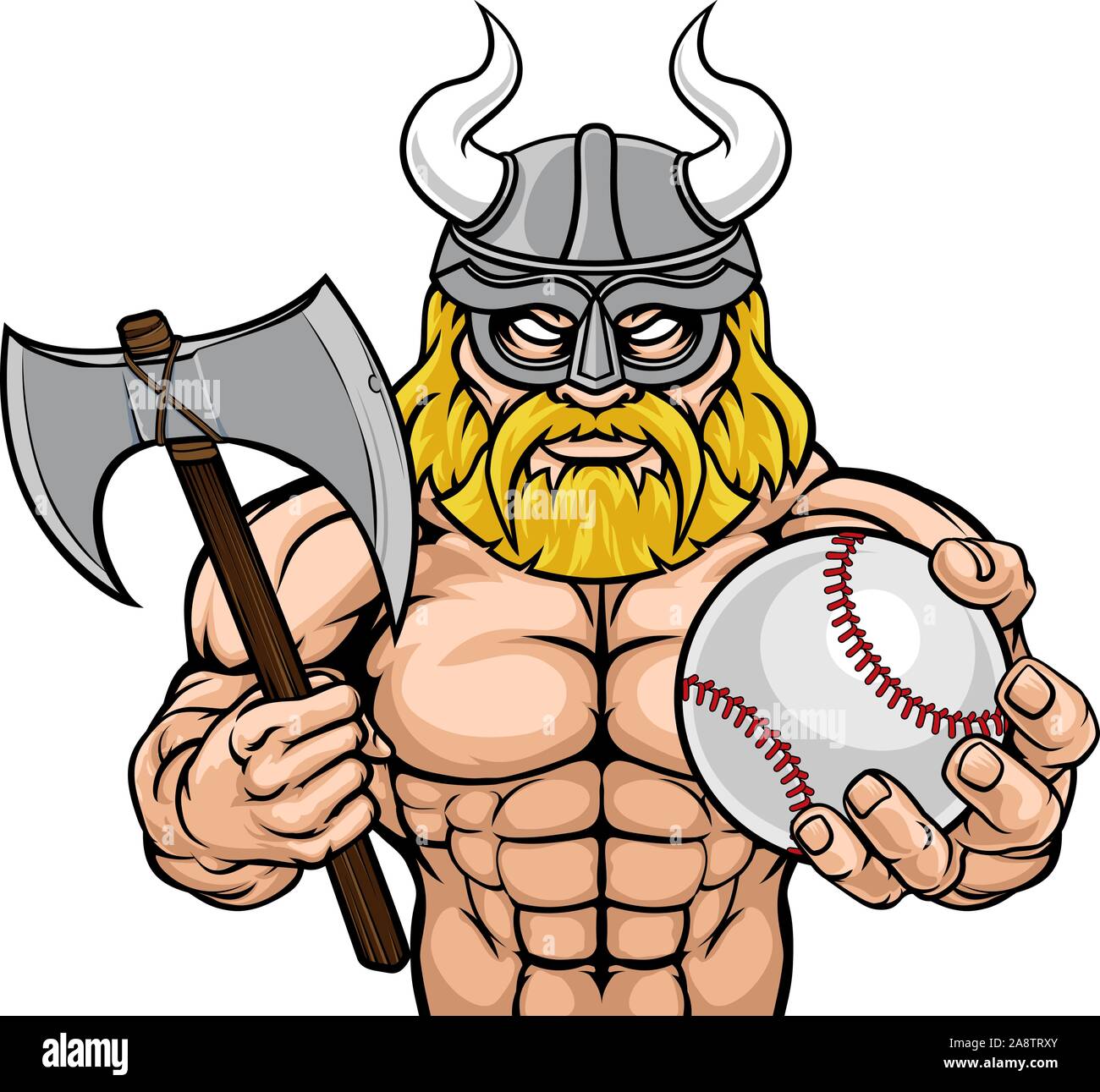 Viking Baseball Sports Mascot Stock Vector Image & Art - Alamy