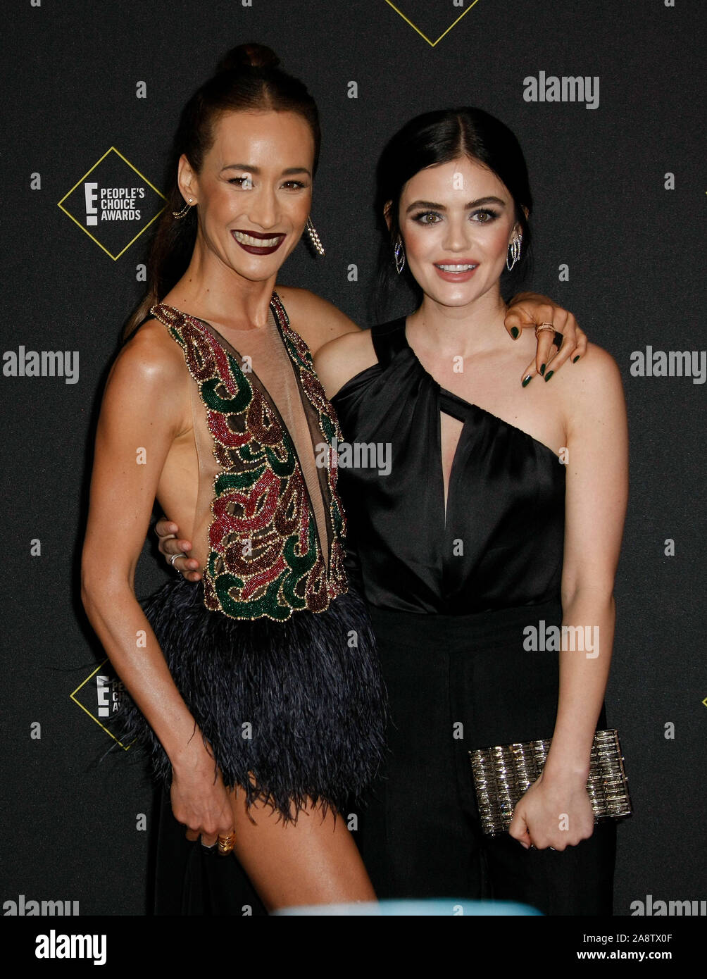 Santa Monica, USA. 10th Nov 2019. Maggie Q and Lucy Hale attend the ...