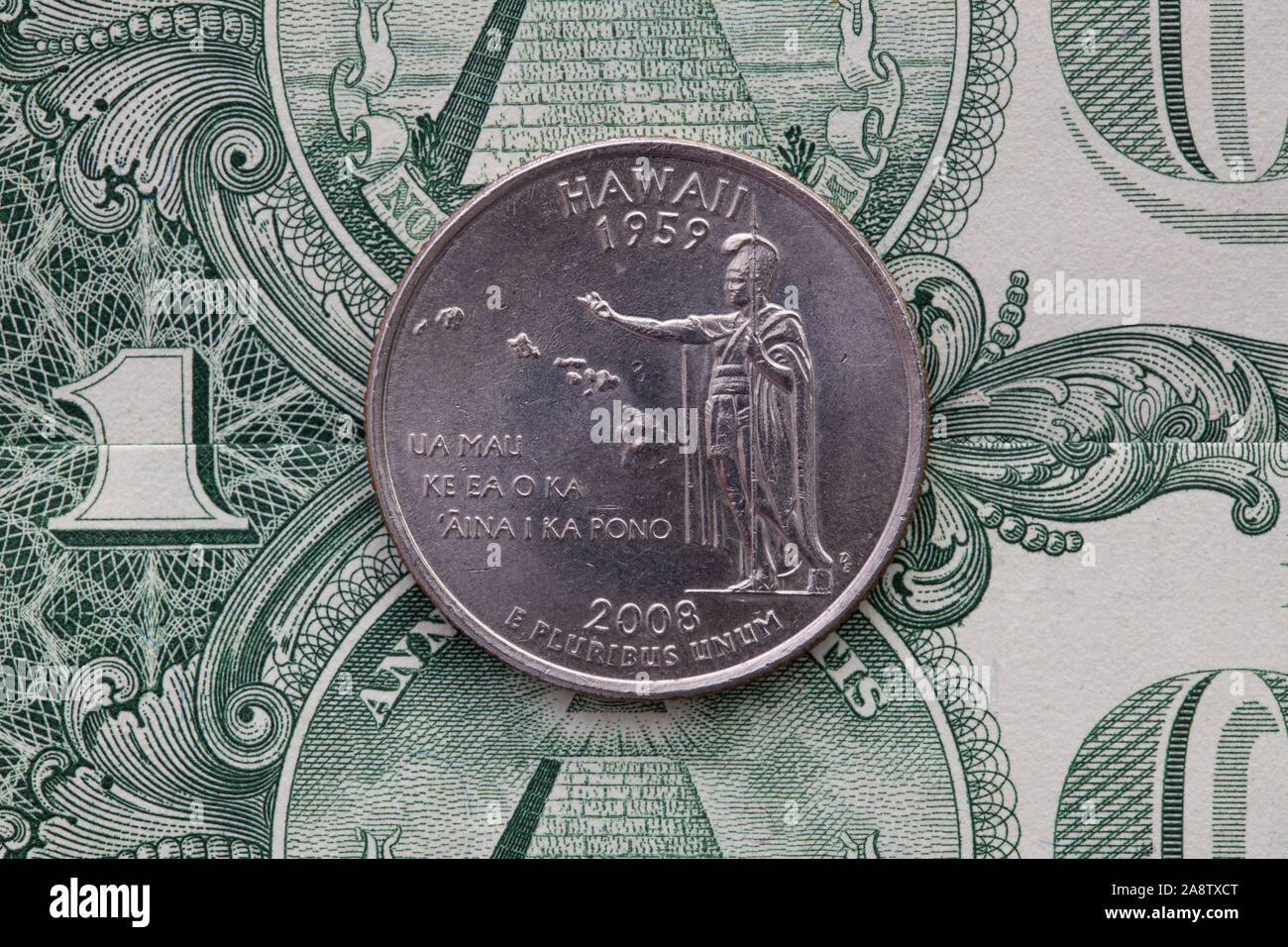 Hawaii state coin hi-res stock photography and images - Alamy