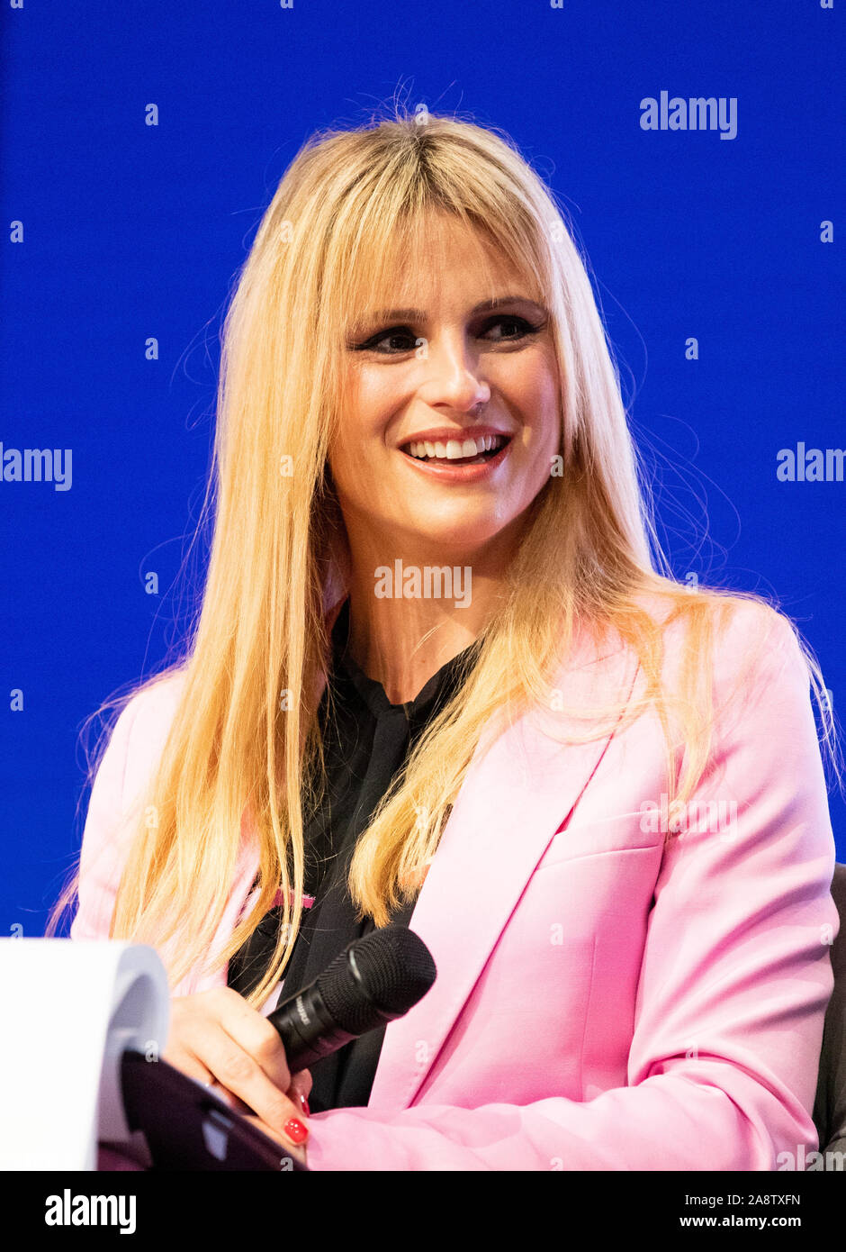 Hamburg, Germany. 09th Nov, 2019. Michelle Hunziker, presenter, at a ...