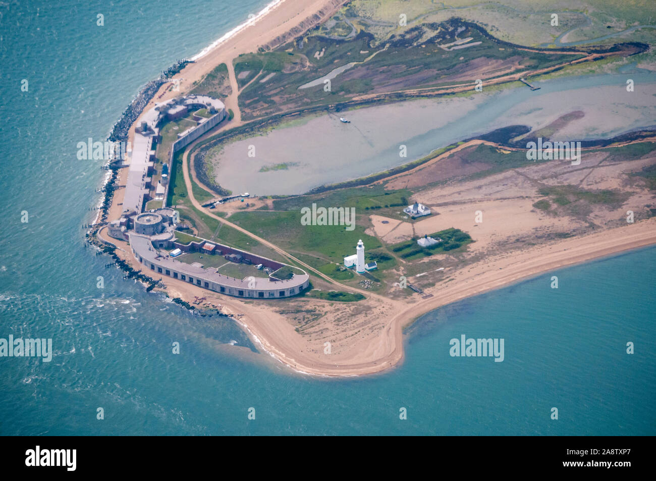 Hurst castle aerial hi-res stock photography and images - Alamy