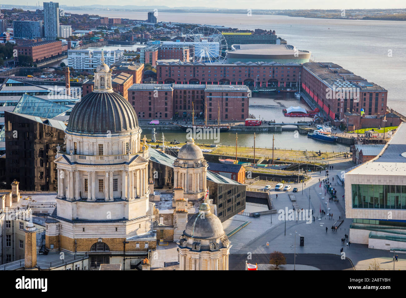 Aerial view of liverpool hi-res stock photography and images - Alamy