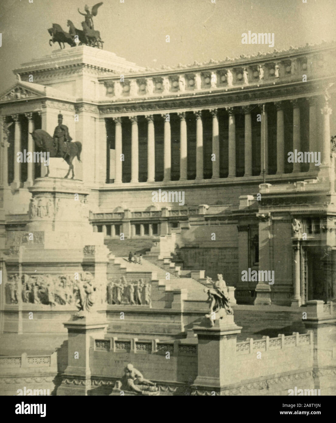 Victor Emmanuel II National Monument, Rome, Italy 1930s Stock Photo - Alamy