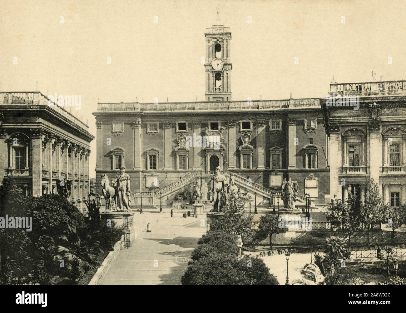 Capitol Palace, Rome, Italy 1930s Stock Photo - Alamy