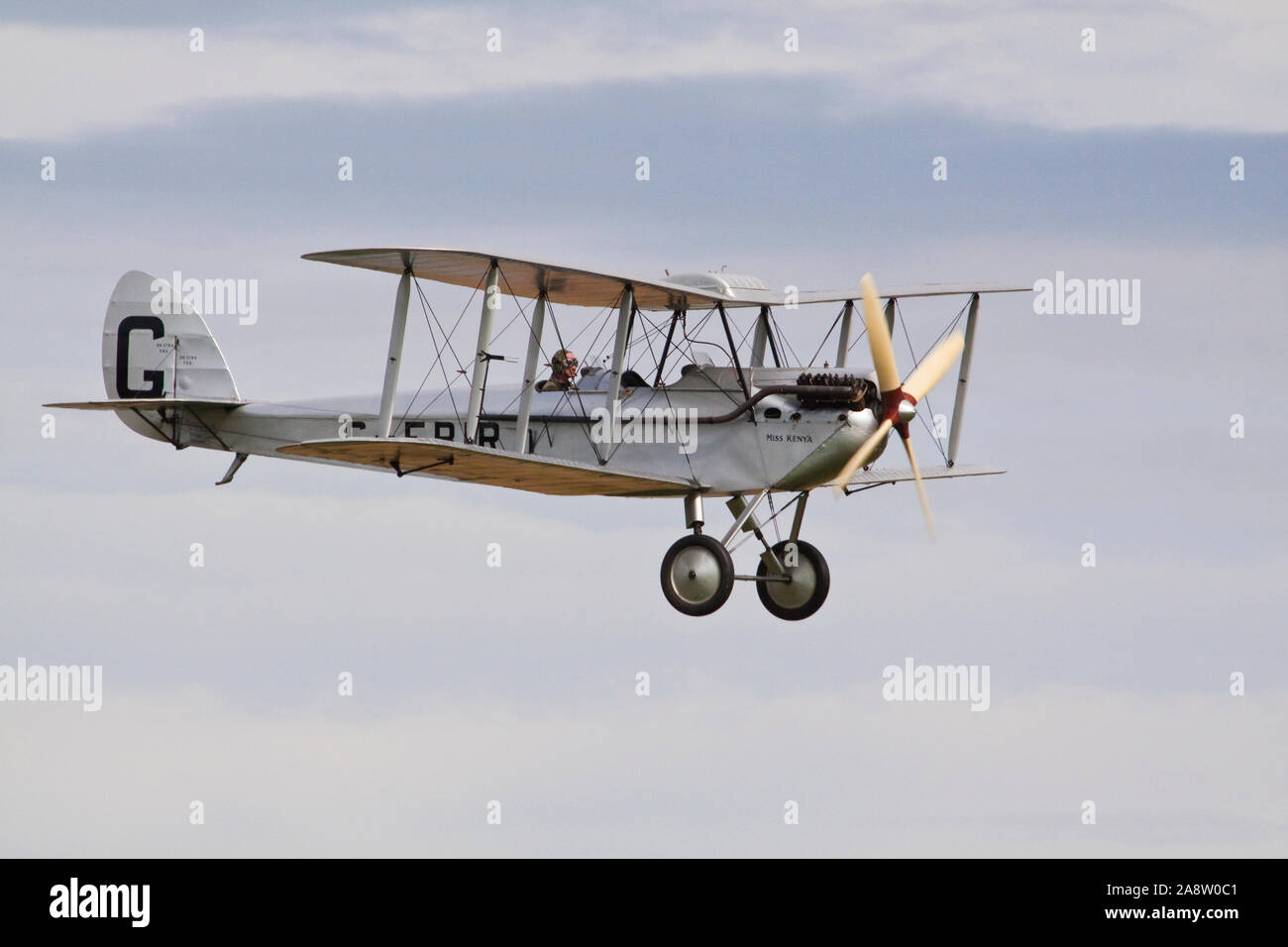 De Havilland DH60X Cirrus Moth in flight Stock Photo - Alamy