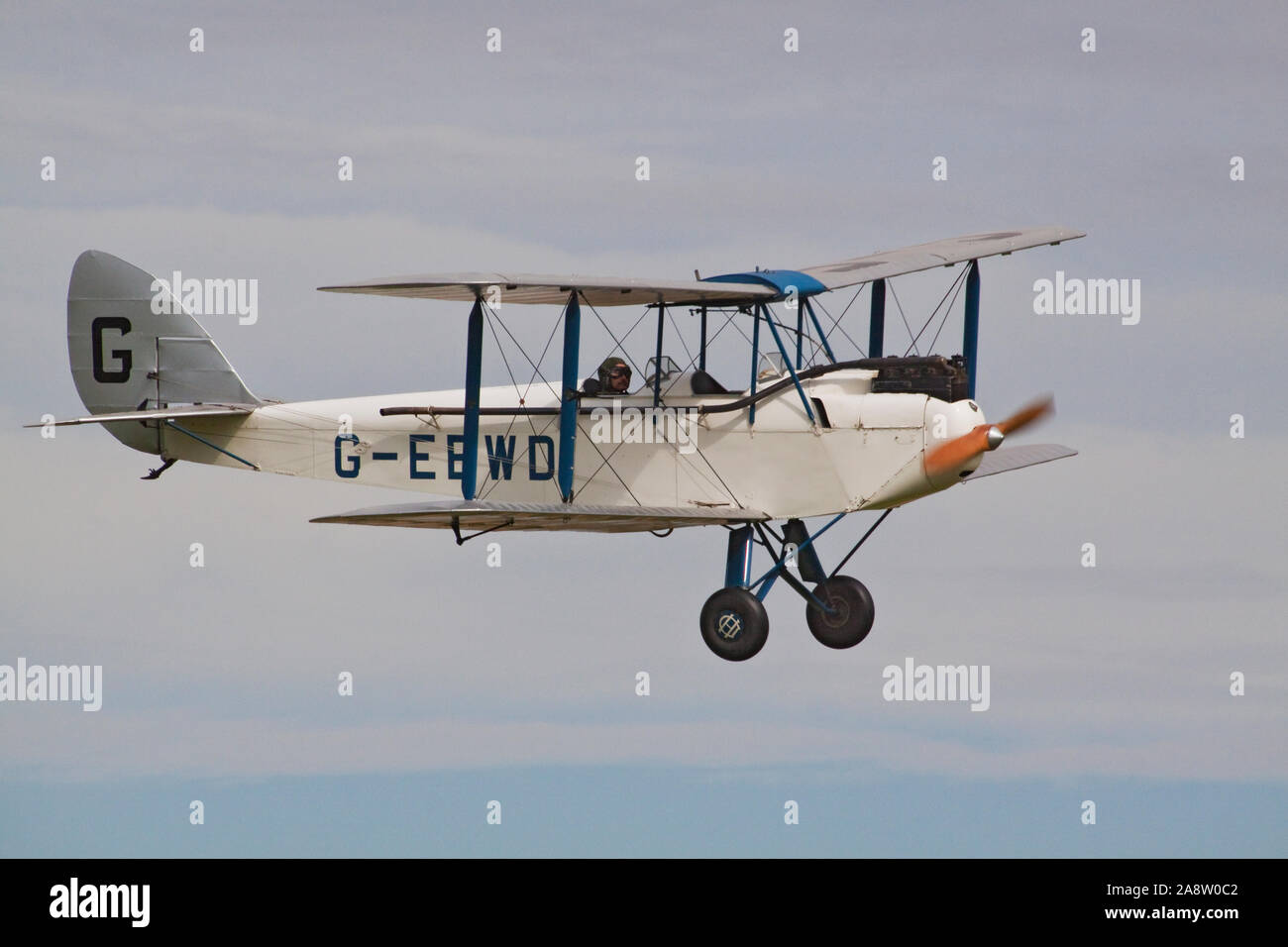 De Havilland DH60X Cirrus Moth in flight Stock Photo - Alamy